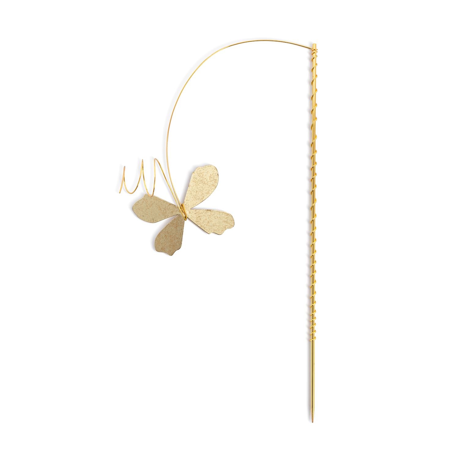 Gold Metal Butterfly Floral Pick | Burlap and Bling Decor
