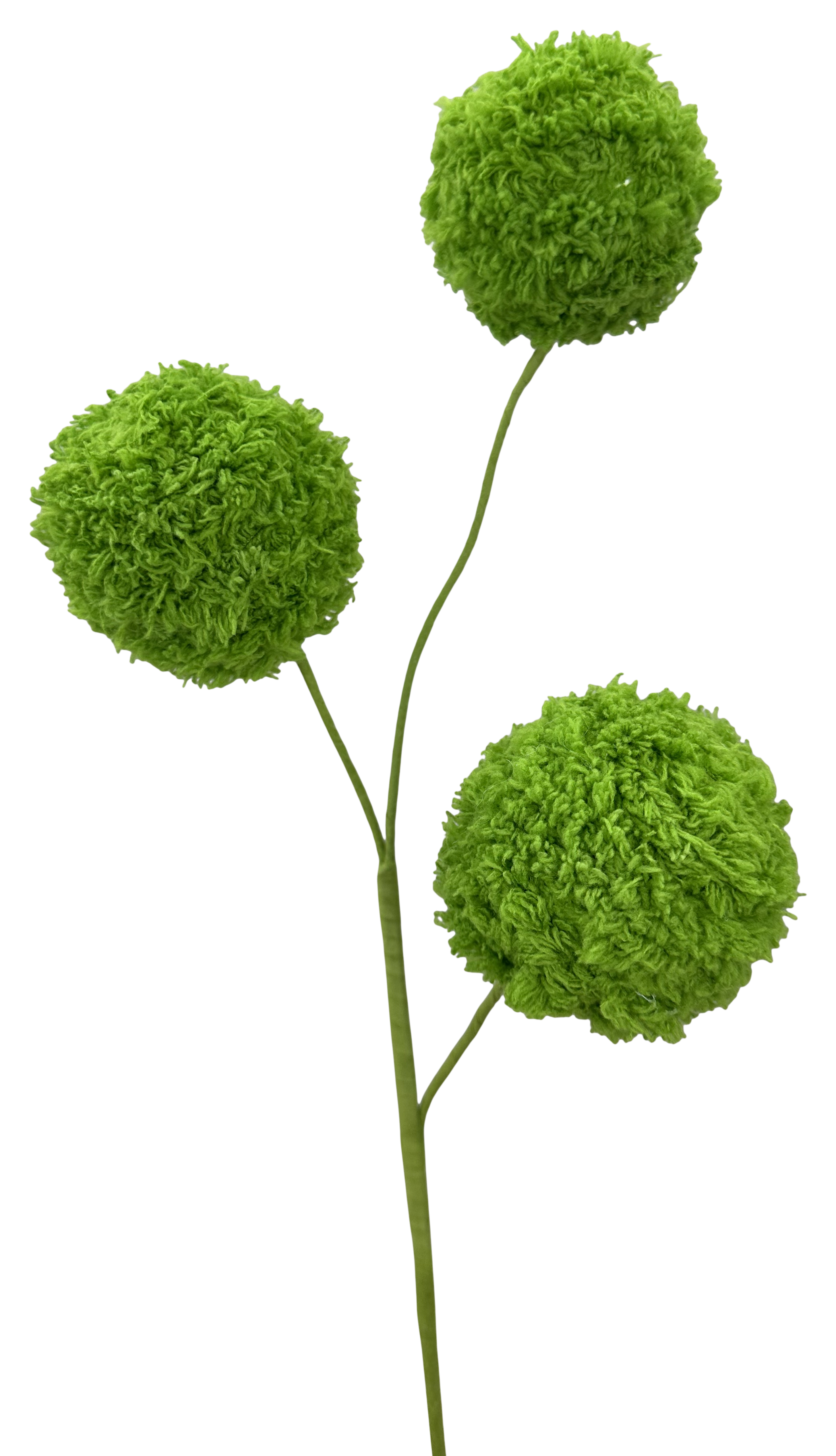 Moss Yarn Ball Spray H18 | Burlap and Bling Decor