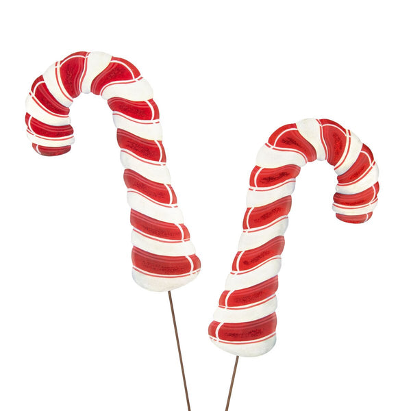 Twisted Candy Canes, Set of 2 | Burlap and Bling Decor