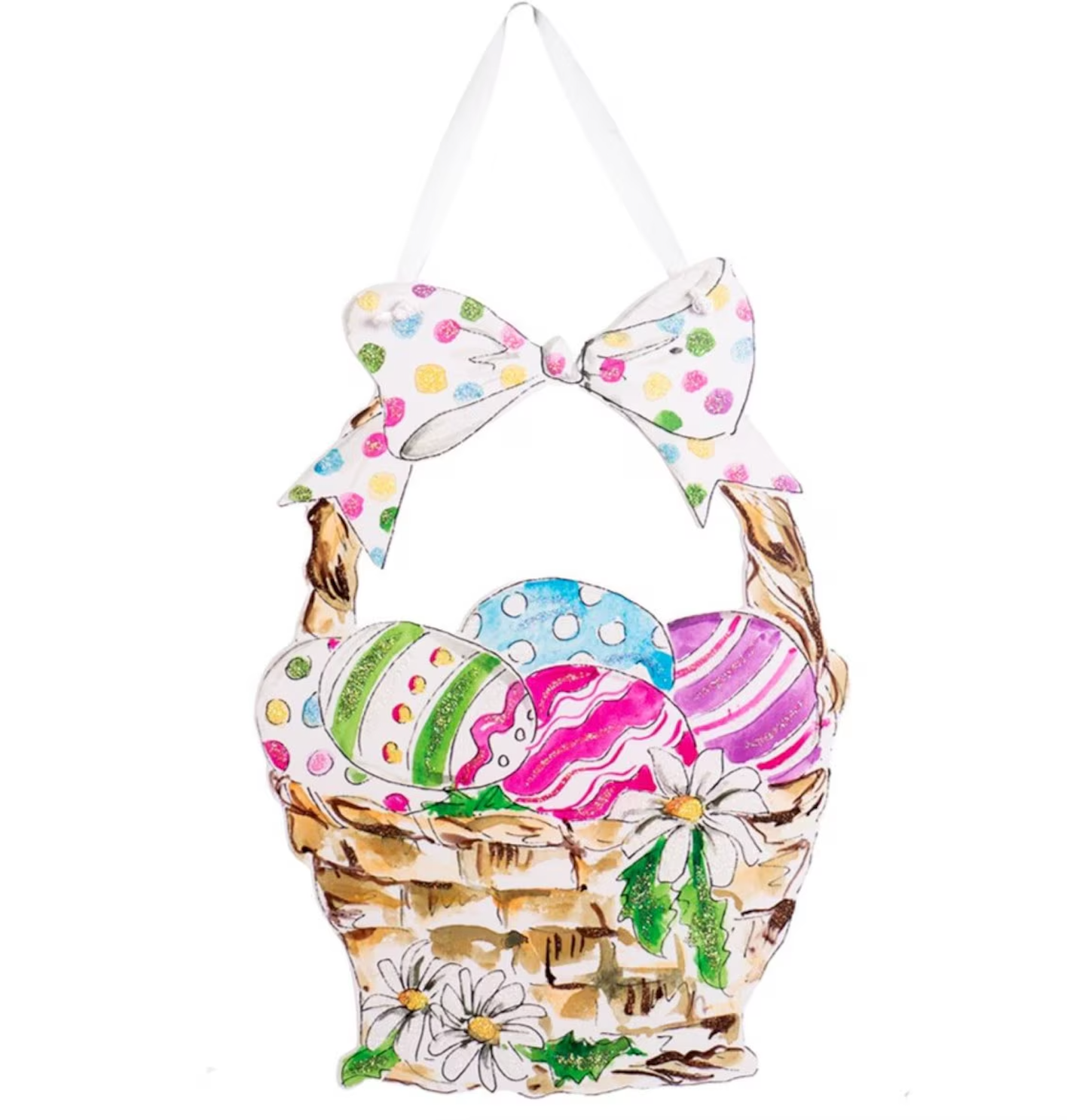 Beck’s Classic Easter Basket PVC Door Hanger | Burlap and Bling Decor